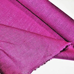 USA Fabric Store Burlap Jute Fabric Magenta Purple 56 inch Wide 11 Oz by The Yard Premium Upholstery