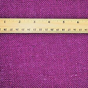 USA Fabric Store Burlap Jute Fabric Magenta Purple 56 inch Wide 11 Oz by The Yard Premium Upholstery