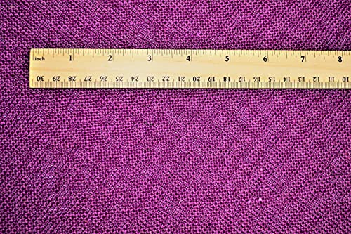 USA Fabric Store Burlap Jute Fabric Magenta Purple 56 inch Wide 11 Oz by The Yard Premium Upholstery