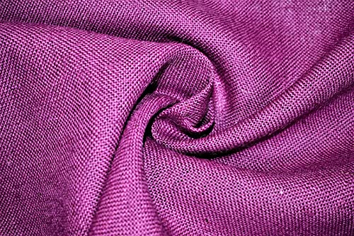 USA Fabric Store Burlap Jute Fabric Magenta Purple 56 inch Wide 11 Oz by The Yard Premium Upholstery