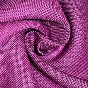 USA Fabric Store Burlap Jute Fabric Magenta Purple 56 inch Wide 11 Oz by The Yard Premium Upholstery