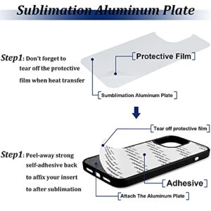 Flutesan 4 Pieces Sublimation Blanks Phone Case Covers Compatible with iPhone 12 Pro Max, 6.7 Inch Blank Printable Rubber Phone Case for Heat Press DIY Protective Shockproof Slim Case