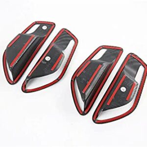 HIGH FLYING for Hyundai Tucson 2022 2023 Car Accessories Door Handle Bowl Cover ABS Carbon Fiber Grain 4pcs