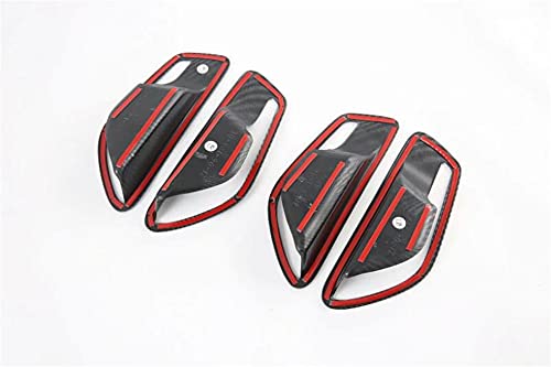 HIGH FLYING for Hyundai Tucson 2022 2023 Car Accessories Door Handle Bowl Cover ABS Carbon Fiber Grain 4pcs