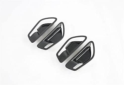 HIGH FLYING for Hyundai Tucson 2022 2023 Car Accessories Door Handle Bowl Cover ABS Carbon Fiber Grain 4pcs