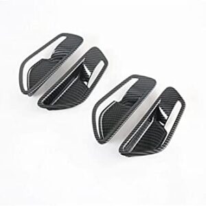 HIGH FLYING for Hyundai Tucson 2022 2023 Car Accessories Door Handle Bowl Cover ABS Carbon Fiber Grain 4pcs