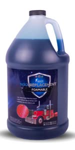 Image Wash Products Wax Replacement (Foam-on/Rinse-Off Coating) with Pressure Washer Foam Cannon for Truck Wash & Car Wash (w/Gallon of Wax Replacement) – Protects Your Car/Truck For Over 30 Days