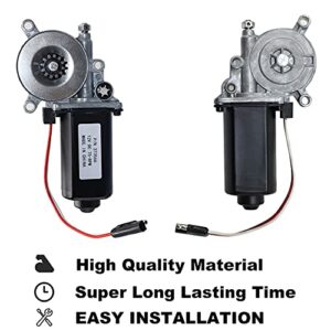 rv Power Awning Universal Replacement Motor 373566, Compatible with solera Power Awnings, with Single 2-Way Connector, 12-Volt DC 75-RPM, Strong and Durable