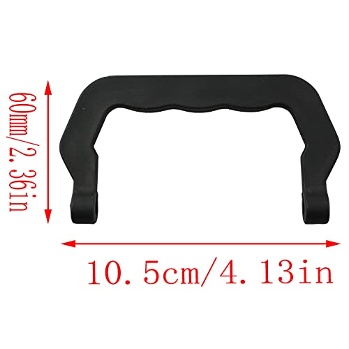 LQ Industrial Pet Cage Crate Handle 5PCS Black Plastic Cage Handles Replacement for Squirrel Hedgehog Rabbit Chinchilla Hamster