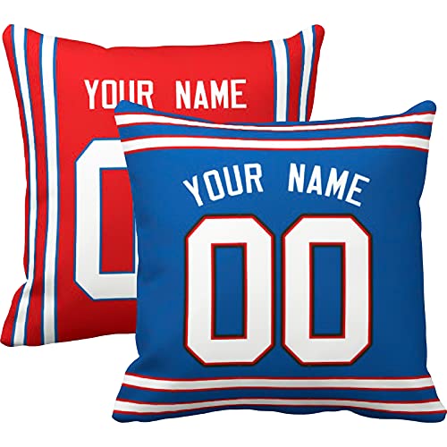 ANTKING Throw Pillow 2 Packs Custom Any Name and Number for Men Youth Boy Gift