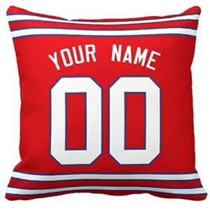 ANTKING Throw Pillow 2 Packs Custom Any Name and Number for Men Youth Boy Gift