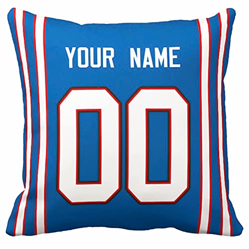 ANTKING Throw Pillow 2 Packs Custom Any Name and Number for Men Youth Boy Gift