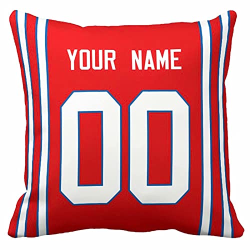 ANTKING Throw Pillow 2 Packs Custom Any Name and Number for Men Youth Boy Gift