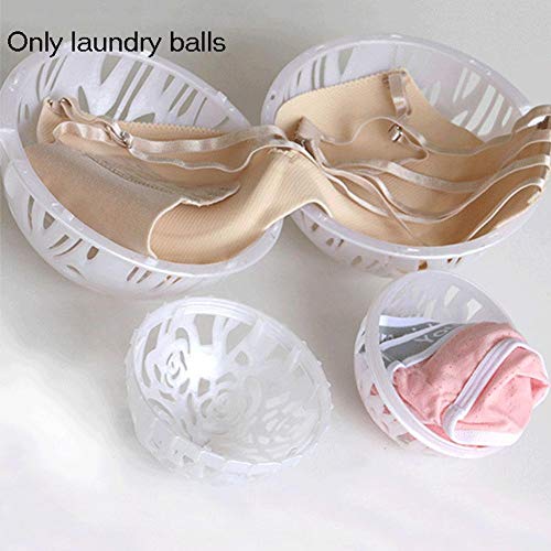 Double Spherical Bra Washing Bag, Underwear Washer Saver Laundry Ball for Washing Machine/Washer