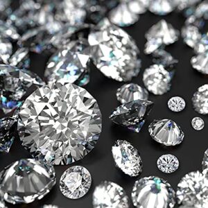 800 pieces diamond decorations acrylic diamond table scatter crystals for table for vase fillers party table (clear,30mm, 20mm, 12mm, 8mm, 4mm)