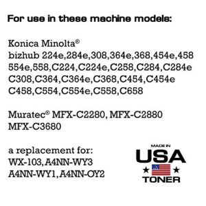 MADE IN USA TONER Compatible Waste Box for Konica Minolta WX-103 A4NN-WY3 (1 Cartridge)