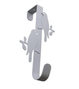 bird over the door hook - coat multi purpose organizer hanger for doors door mount towel hanger towel hooks for bathroom kitchen beach towels bathrobe swimsuit door mount pool towel rack white