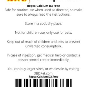 DBDPet Fluker's Reptile Calcium Supplement Without Vitamin D3 2oz - Includes Attached Pro-Tip Guide