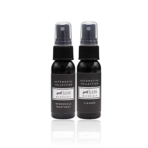 spotLESS MATERIALS Windshield Treatment Kit - Advanced Hydrophobic Coating and Cleaner for Automotive Glass