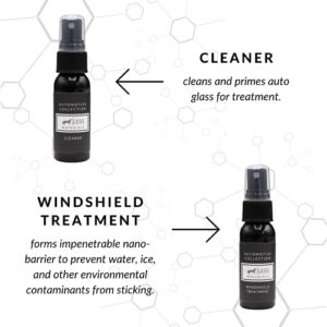 spotLESS MATERIALS Windshield Treatment Kit - Advanced Hydrophobic Coating and Cleaner for Automotive Glass