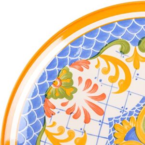 Laurie Gates by Gibson Hand Painted Tierra Mix and Match Dinnerware Set, Service for 4 (12pcs), Mosaic