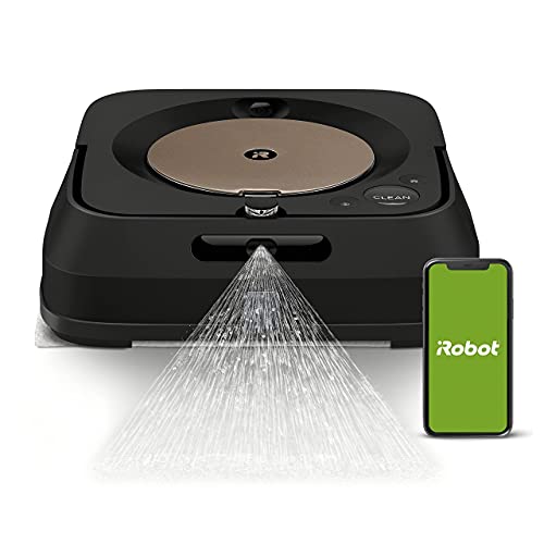 iRobot Braava jet m6 (6012) Ultimate Robot Mop- Wi-Fi Connected, Precision Jet Spray, Smart Mapping, Compatible with Alexa, Ideal for Multiple Rooms, Recharges and Resumes (Renewed)