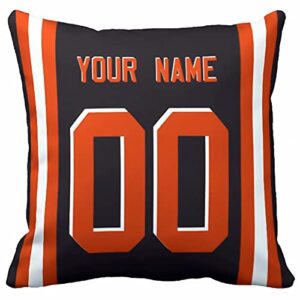 Cleveland Throw Pillow Custom Any Name and Number for Men Youth Boy Gift