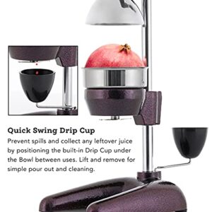 Tribest Pro MJP-105 XL Professional Manual Juice Cold Press Juicer for Pomegranate & Citrus, One-Size, Purple