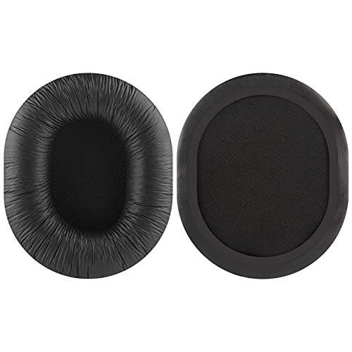 Geekria QuickFit Replacement Ear Pads for Audio-Technica ATH-M40fs ATH-D40fs ATH-M66 Headphones Ear Cushions, Headset Earpads, Ear Cups Repair Parts (Black)