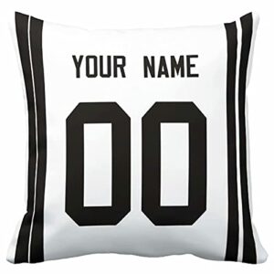 ANTKING Las Vegas Throw Pillow Custom Any Name and Number for Men Youth Boy Gift 16" x 16", 18" x 18"