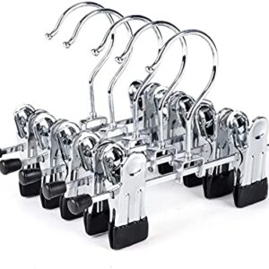 20 pcs Adjustable Seddex Shoe Rack Pet Baby Pants Folder Multi Functional Portable Travel Laundry hat Heavy Duty Laundry Hooks Socks Holder Double Clip Boot Hanger (20)