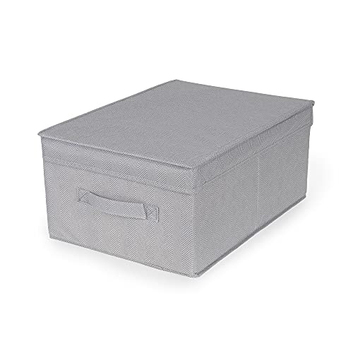 Compactor Storage Boxes, Grey, 30 x 43 x 19cm