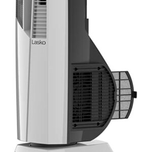 Lasko Oscillating Hybrid Fan and Space Heater for Home, All Season High Velocity Hybrid with Tip-Over Switch, Remote Control, Timer and Thermostat, 37.5 Inches, White, 1500W, FHV820