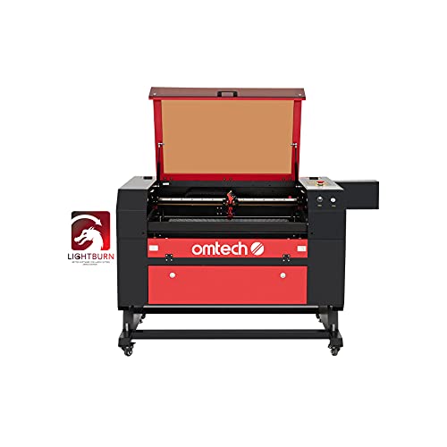 OMTech 80W CO2 Laser Engraver, 80W Laser Cutter and Engraver Machine, 20x28 Laser Cutting and Engraving Machine with Red Dot Pointer Autolift Autofocus Air Assist and LightBurn for Wood Acrylic More