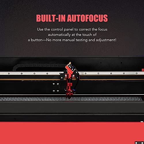 OMTech 80W CO2 Laser Engraver, 80W Laser Cutter and Engraver Machine, 20x28 Laser Cutting and Engraving Machine with Red Dot Pointer Autolift Autofocus Air Assist and LightBurn for Wood Acrylic More