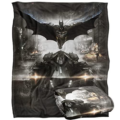 Batman Arkham Knight Poster Officially Licensed Silky Touch Super Soft Throw Blanket 50" x 60"