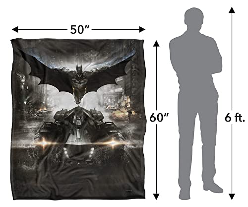 Batman Arkham Knight Poster Officially Licensed Silky Touch Super Soft Throw Blanket 50" x 60"