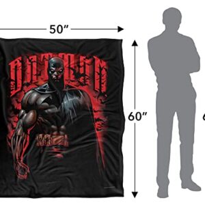 Batman Red Knight Officially Licensed Silky Touch Super Soft Throw Blanket 50" x 60"