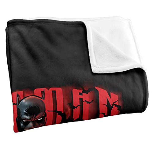 Batman Red Knight Officially Licensed Silky Touch Super Soft Throw Blanket 50" x 60"