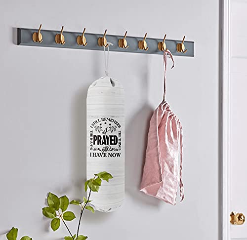 Funny Grocery Bags Holder Organizer For Shopping Bags, Wall Mount Plastic Bags Storage Container Dispensers,I Still Remember The Days I Prayed, Gift For The Preferred Family And Friends