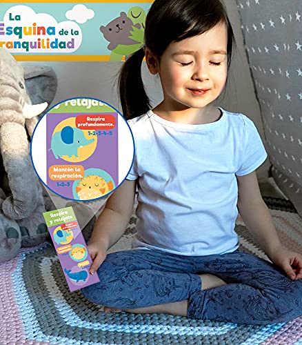 Carson Dellosa Estrategias de tranquilidad/Calming Strategies Instructional Set—2-Sided Banner, Calming Strategy Reminders, and Bookmarks for Social Emotional Learning, Spanish Edition (69 pc)