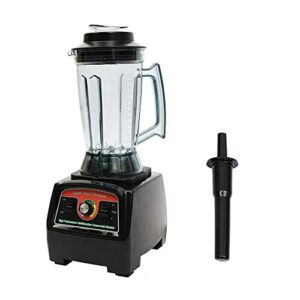 commercial blender, 132 oz professional countertop blender 2800 watt base, high performance ice crusher - large smoothie blender, food processor frozen fruit or hot soups shakes, bpa-free jar