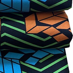 2021 African Ankara Fabric Polyester African Wax Prints Fabric 6 Yards for Party Dress (FP058)