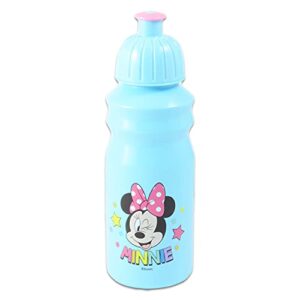 Classic Disney Disney Minnie Lunch Box For Girls Kids Bundle ~ Minnie Mouse Lunch Box And Water Bottle Set For Minnie Mouse School Supplies With Minnie Stickers (Minnie Lunch Box Pink)