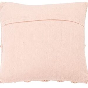 Safavieh Home Collection Eira Boho Rose 20-inch Square Decorative Accent Throw Pillow (Insert Included) PLS124C-2020, 22"x22"