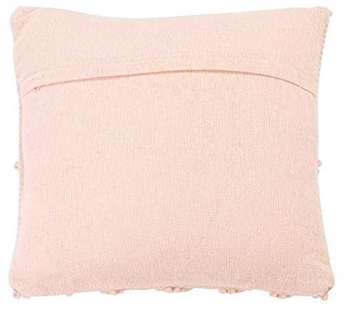 Safavieh Home Collection Eira Boho Rose 20-inch Square Decorative Accent Throw Pillow (Insert Included) PLS124C-2020, 22"x22"