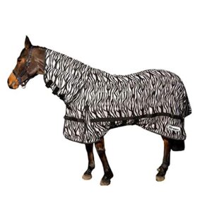 whitaker marwell zebra horse fly rug (5´ 9) (black/white)