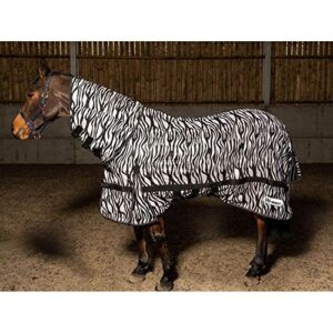 Whitaker Marwell Zebra Horse Fly Rug (5´ 9) (Black/White)