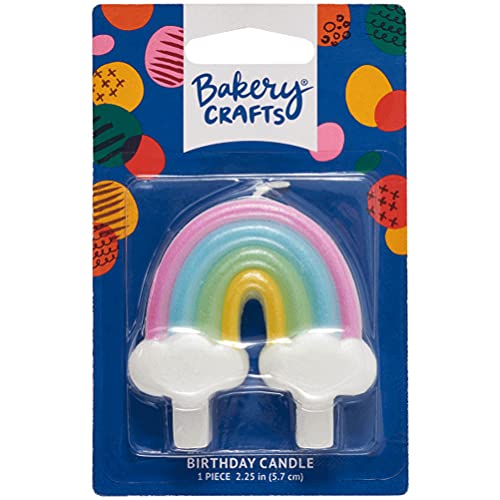 Rainbow Shaped Cake Candle