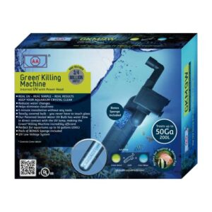 aa gkm9w internal uv for aquariums up to 50ga,black